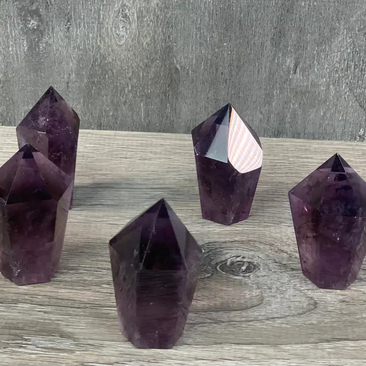 Amethyst Diamond Shape Obelisk – Sunbeam General Store