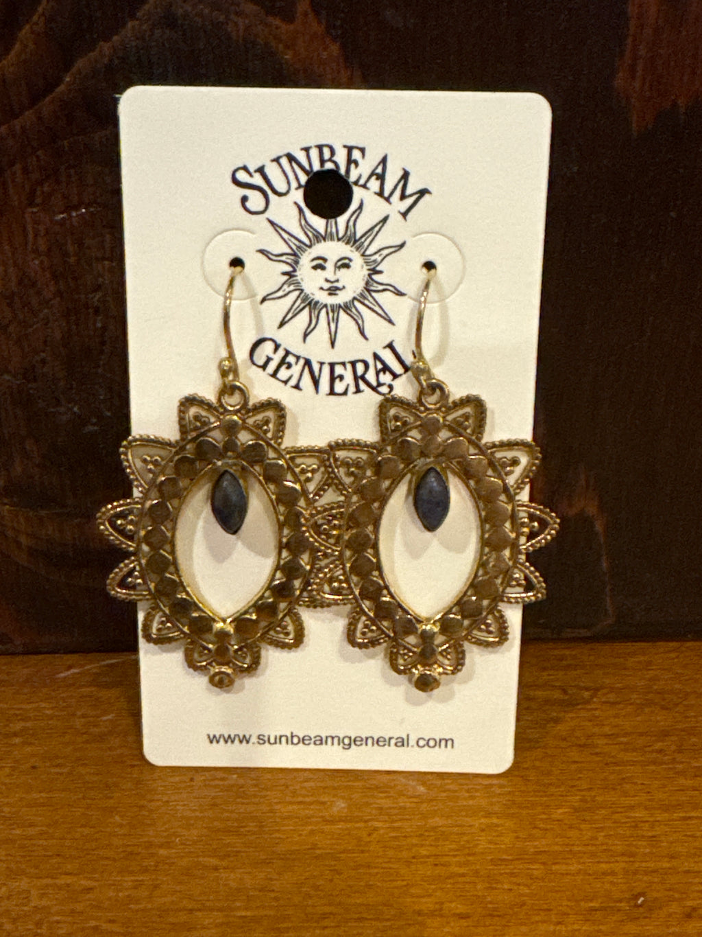 Kavita Tear Drop Earring with Gemstones – Sunbeam General Store