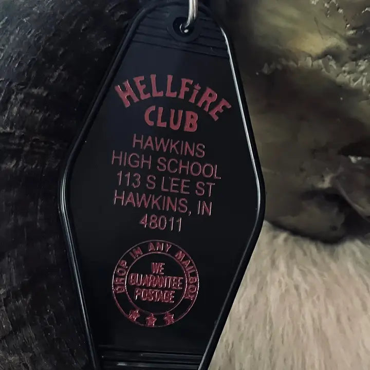 Hell Fire Club Motel Key Fob (Stranger Things) – Sunbeam General Store