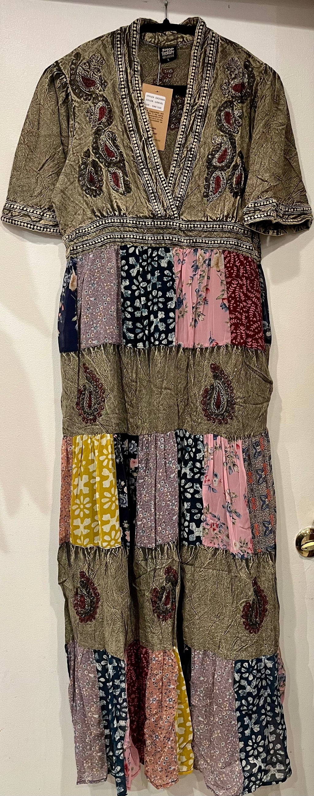 Stonewash Patchwork Dress – Sunbeam General Store
