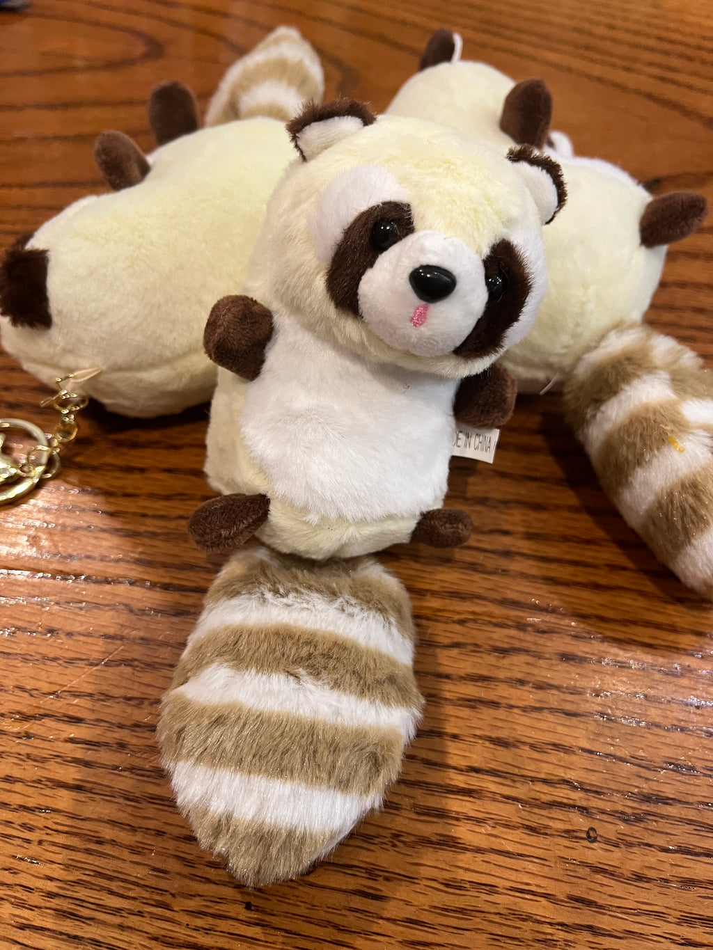 Raccoon Plush Keychain – Sunbeam General Store