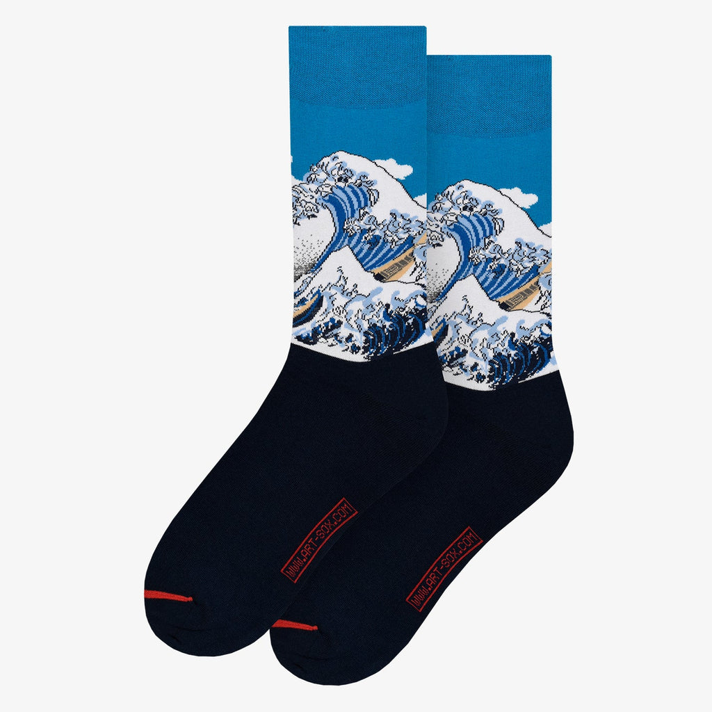 Men's Katsushika Hokusai - The Great Wave off Kanagawa Sock – Sunbeam ...