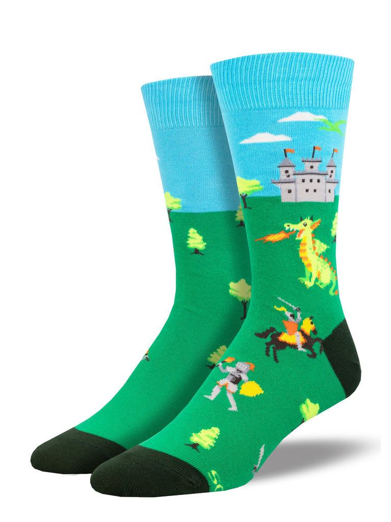 Men's "Just Slay" Socks- Green – Sunbeam General Store
