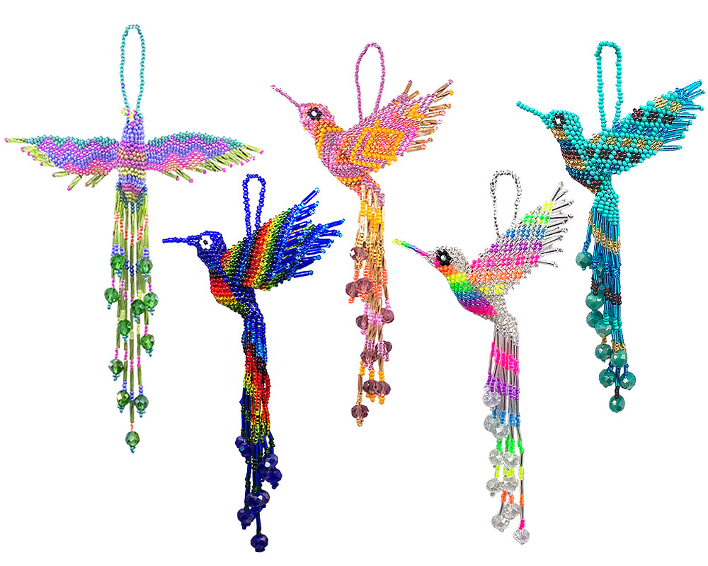 SEED BEAD HUMMINGBIRD ORNAMENTS – Sunbeam General Store