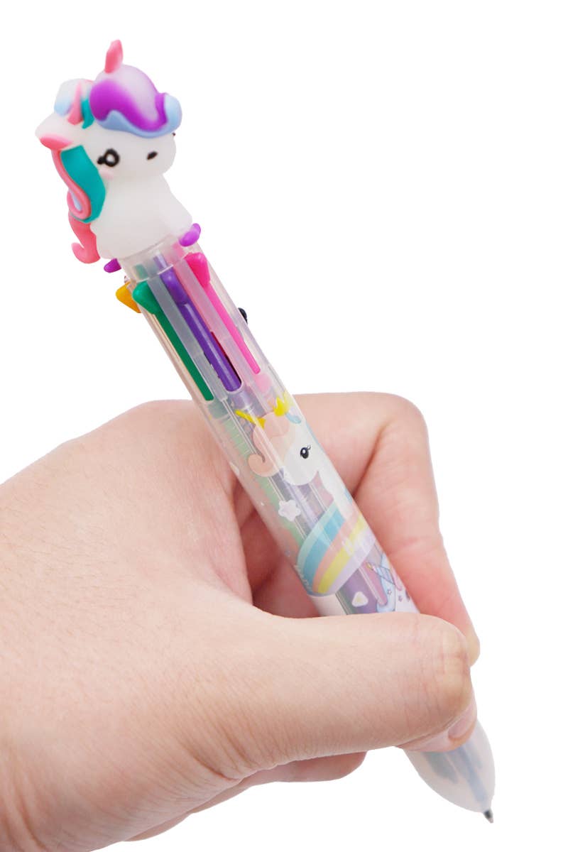 Unicorn Pony 8-in-1 Multicolor Translucent Pen – Sunbeam General Store