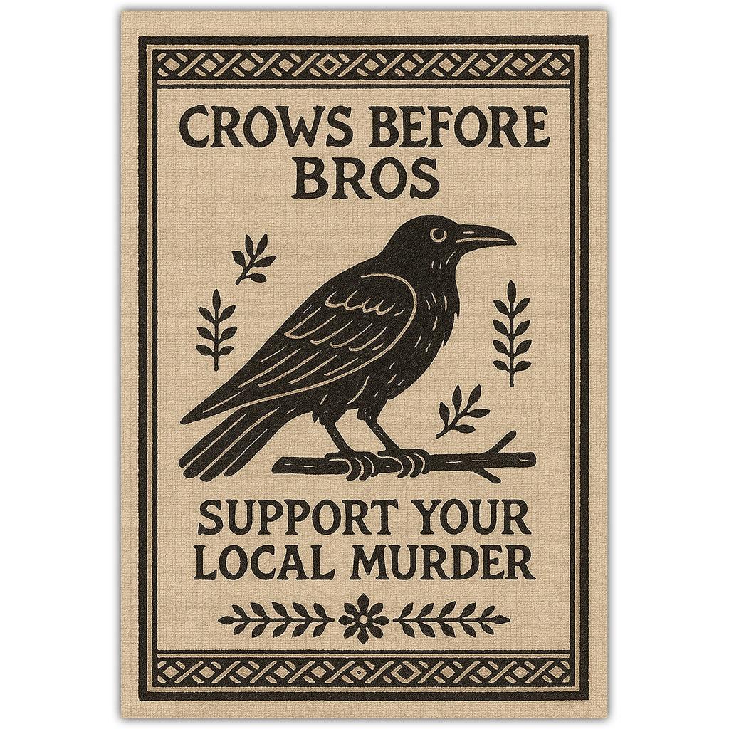 Crows Before Bros Sticker – Sunbeam General Store