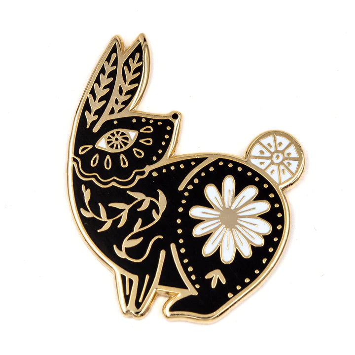Floral Rabbit Pin – Sunbeam General Store
