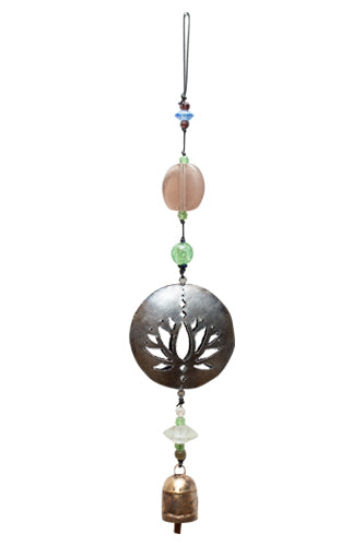 Double Sided Lotus Beads and Bell – Sunbeam General Store