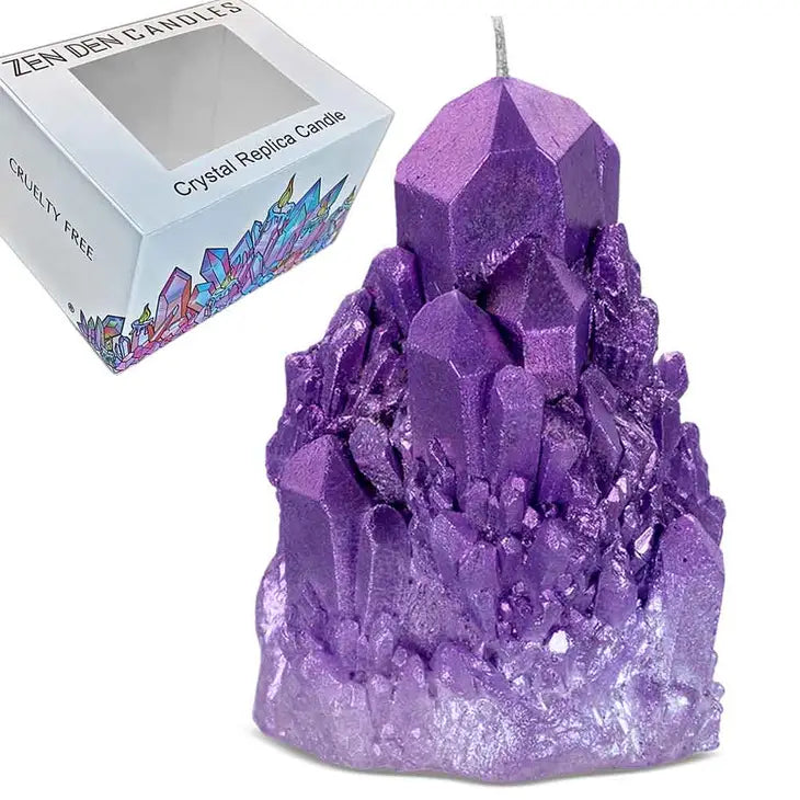 Abundance Quartz Crystal Candle – Sunbeam General Store