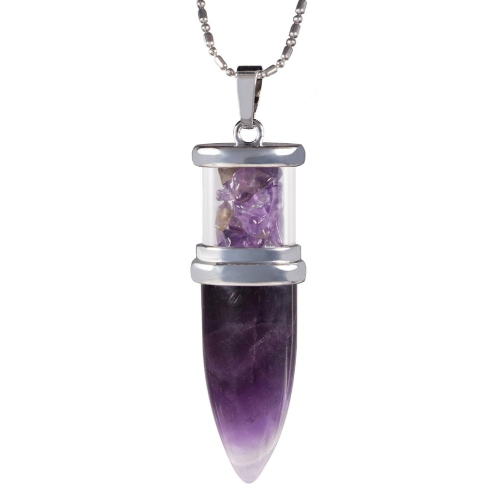 Gemstone Bullet Pendants – Sunbeam General Store