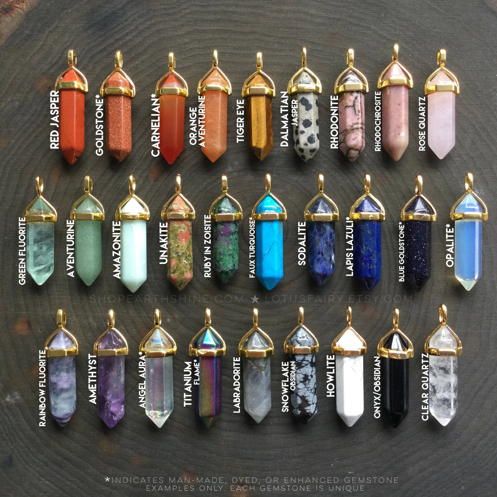 Gemstone Pendant Points – Sunbeam General Store