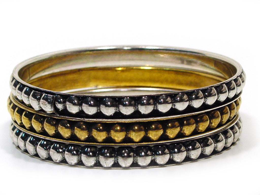 Three Piece Metal Bangle Set – Sunbeam General Store