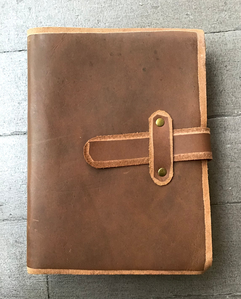 Leather Journal with Strap – Sunbeam General Store